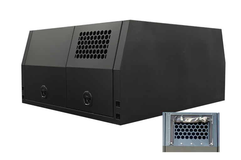 Aluminium Jack Off Ute Canopy Flat Plate Canopy 1650mm with Dog Box ...