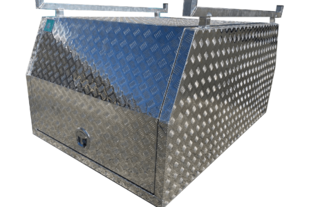 Half Dog Box Half Mini Canopy | MW Toolbox