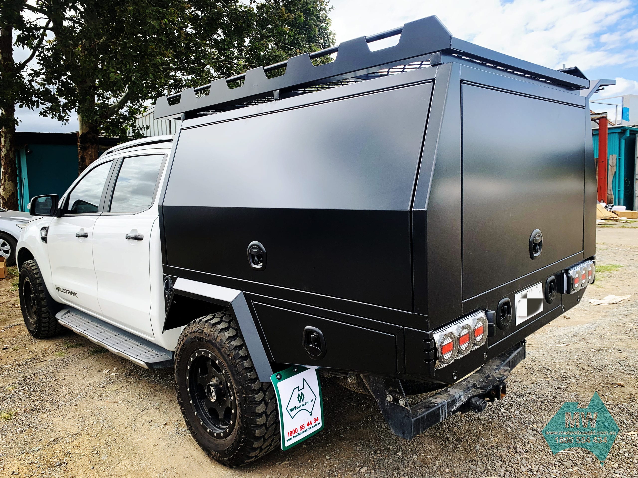 Ford Ranger Chassis Mount Canopy - MW Toolbox QLD