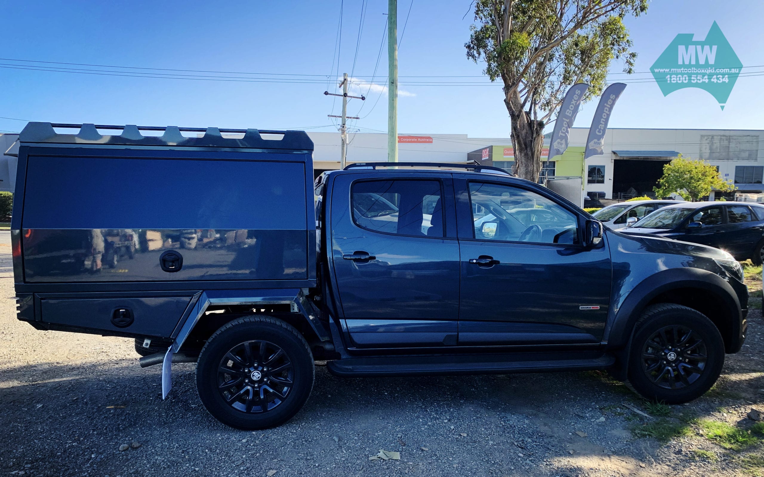 Holden Colorado Chassis Mount Canopy - MW Toolbox QLD