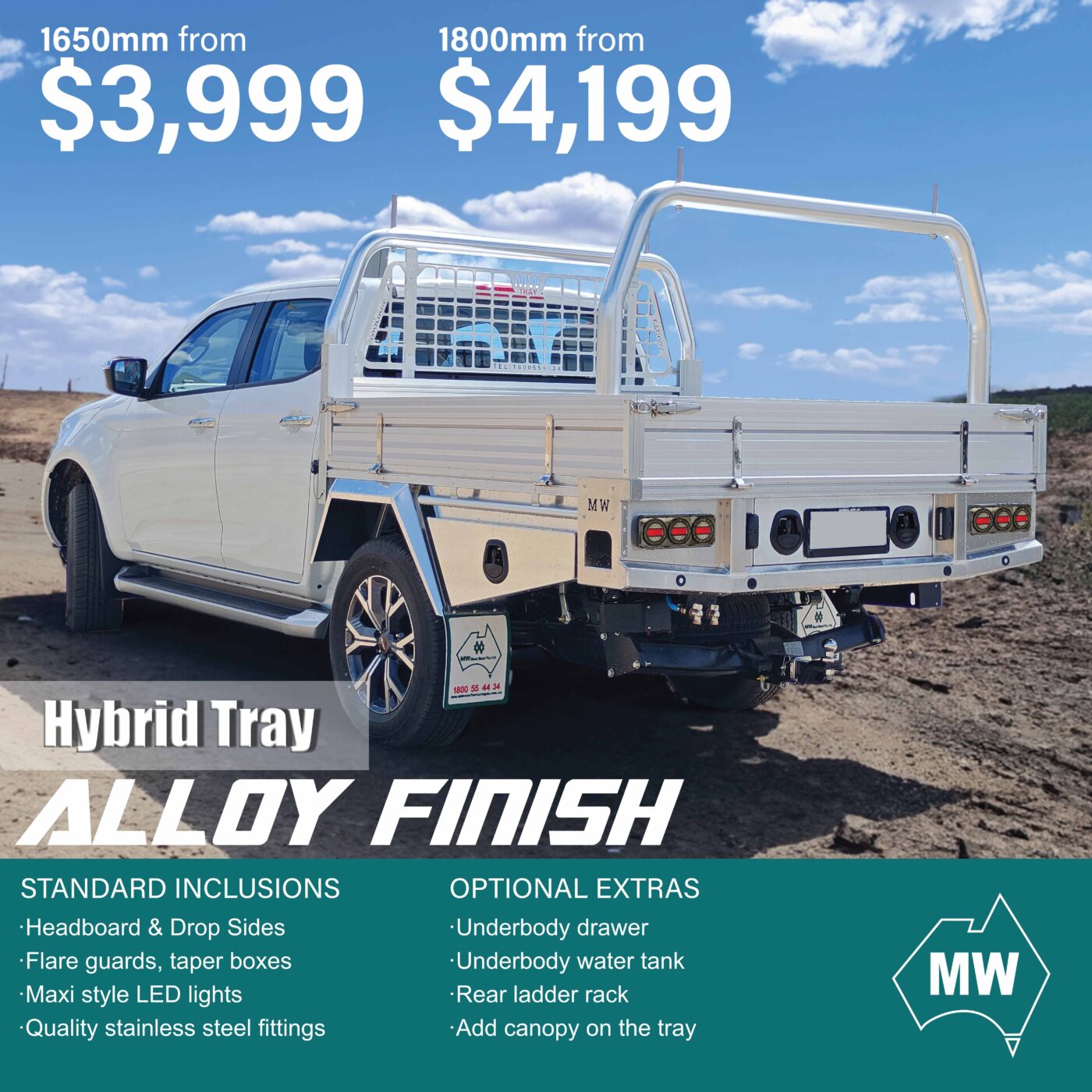 MW Hybrid Trays - MW Toolbox QLD